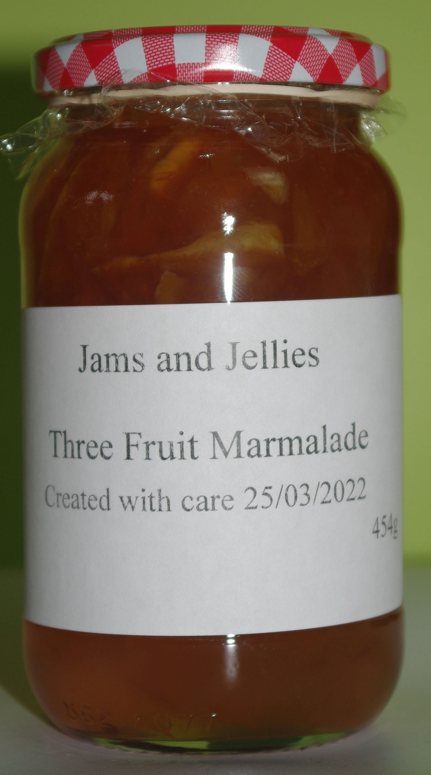 Three Fruit Marmalade – Jams and Jellies